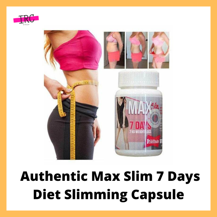 Authentic & Effective Max Slim 7 Days Slimming Capsule 30caps | Lazada PH