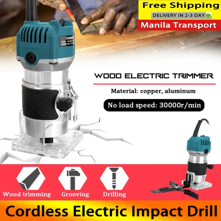 Ready Stock Palm Router Trimmer 800W 30000r/min Palm wood Router ...