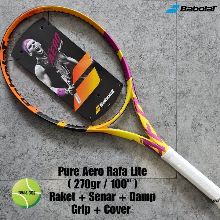 Raket Tenis Babolat Pure Aero Rafa Lite 100 In Inch 270g 270 Gram 270gr | Lazada Indonesia