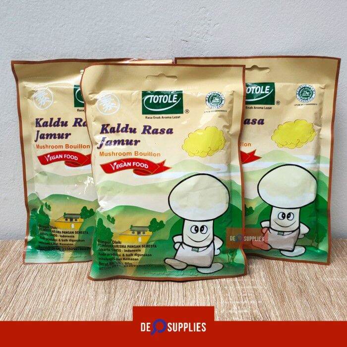 Totole Kaldu Rasa Jamur 80gr - Penyedap Non MSG Mushroom Vegan | Lazada ...