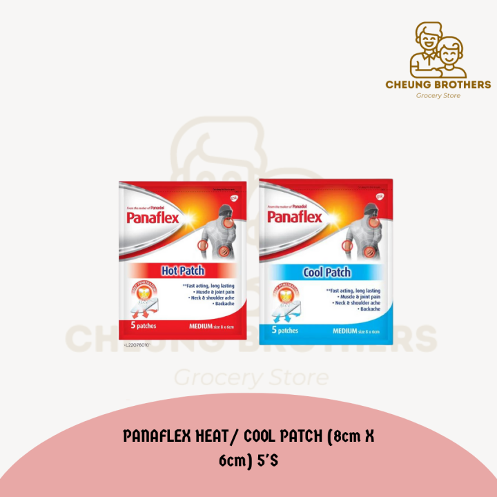 PANAFLEX HEAT/ COOL PATCH (8cm X 6cm) 5'S | Lazada
