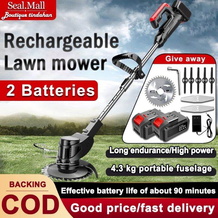 Grass Cutter 48v Cordless Lawn Mower Portable Home Rechargeable Electric Grass Cutter Lawn