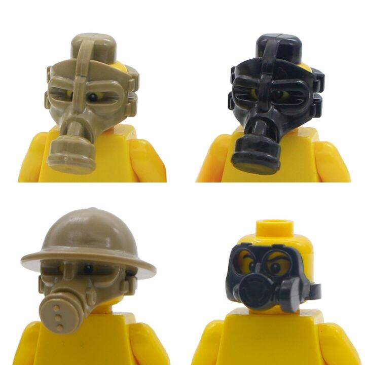 {Building block kingdom}WW2 Soldier Masks MOC Bricks Building Blocks ...