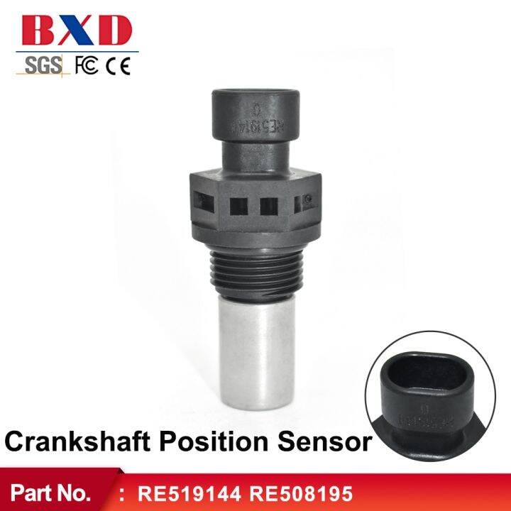 BAIXINDE เซ็นเซอร์ตำแหน่งเพลาข้อเหวี่ยง2หมุด RE519144 RE508195สำหรับ ...