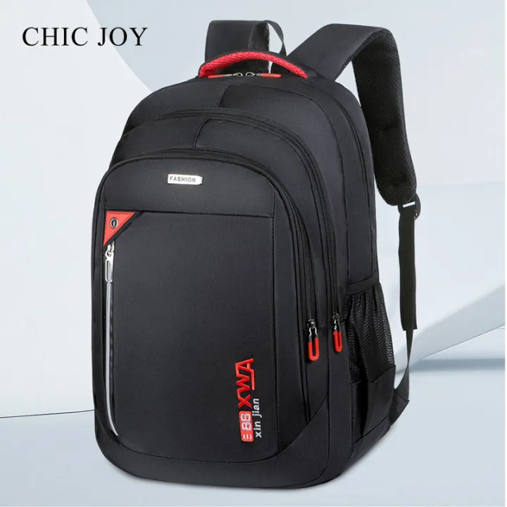 Cjoy กระเป๋านักรียน กระเป๋าเป้สะพายหลังผู้ชายความจุขนาดใหญ่เดินทางเพื่อธุรกิจกระเป๋าเป้สะพายหลัง ...