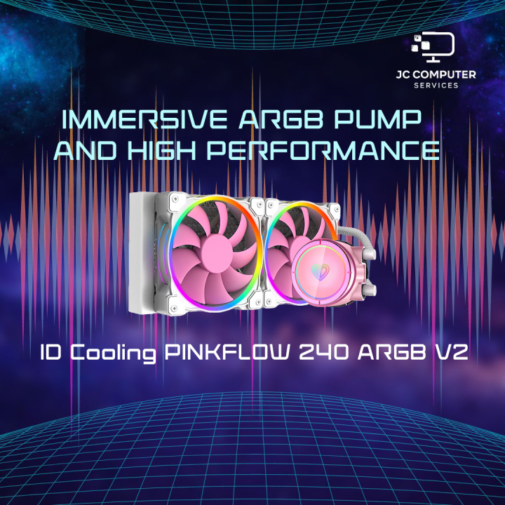 ID-Cooling PINKFLOW 240 ARGB V2 CPU AIO Cooler | Lazada Singapore