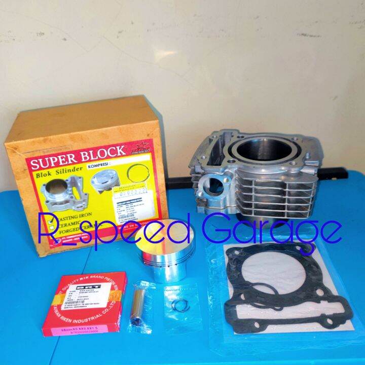 BLOK CAST IRON & FORGED PISTON BRT R15 V3 V4 MT 15 XSR 155 WR 155 68.00 ...