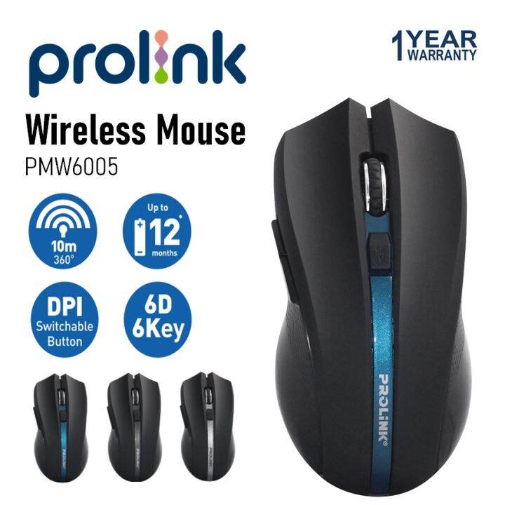 Prolink PMW6005 2.4GHz Wireless Mouse / For Desktop and Laptop | Lazada PH