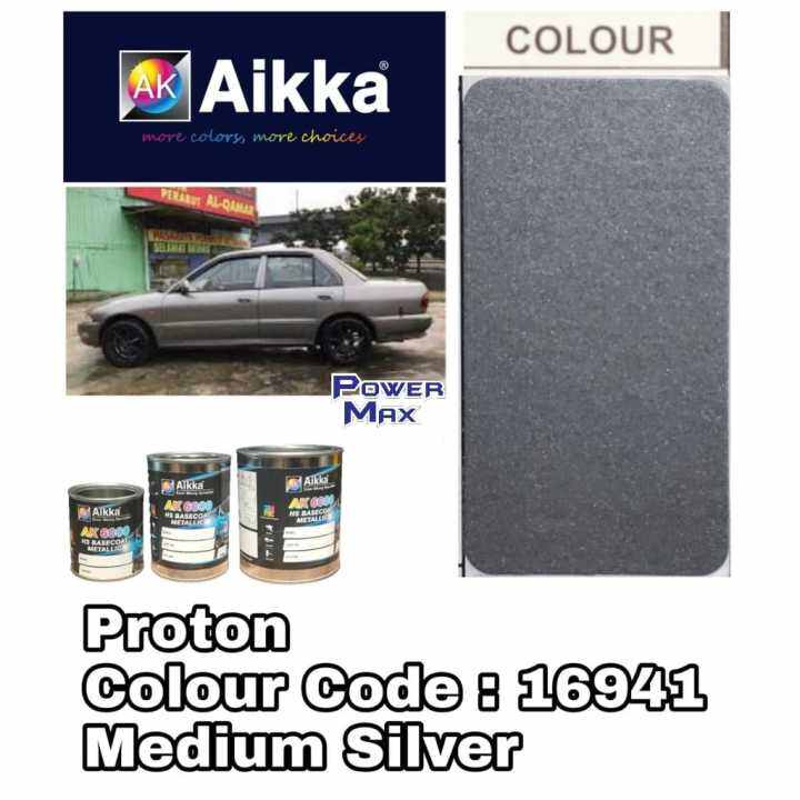 AIKKA PROTON 16941 MEDIUM SILVER 2K CAR PAINT | Lazada