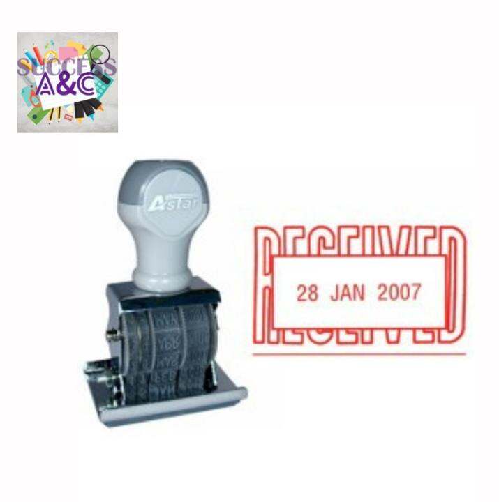 ASTAR RECEIVED CHOP WITH DATE- D4R | Lazada