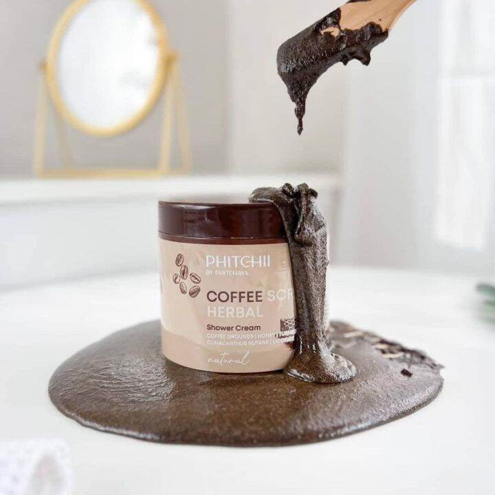 แพคเกจใหม่!!! สครับพิชชี่ phit chii ครีมอาบน้ำสครับผิว พิชชี่ coffee scrub herbal สคับพิชชี่ ...