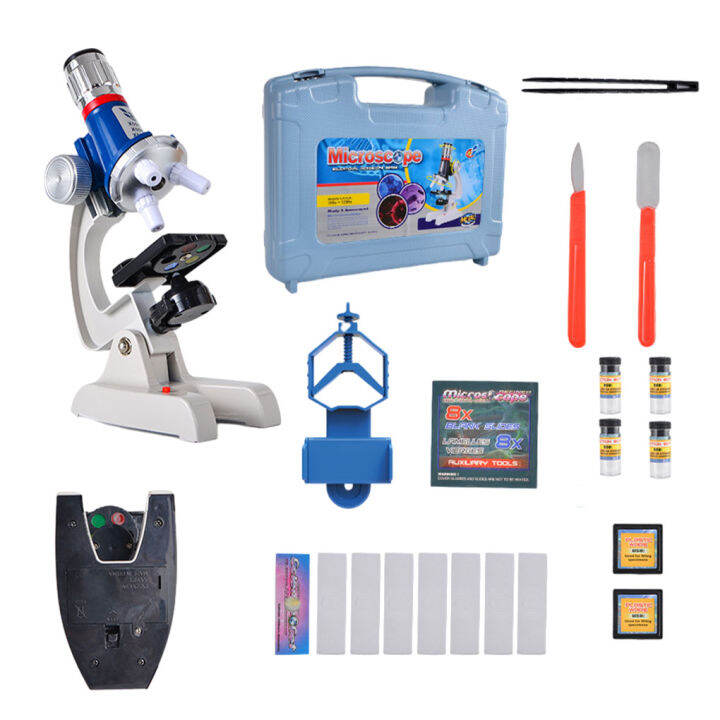 Educational Kids Microscope Kit - Experiment Set Portable Easy To Grasp ...