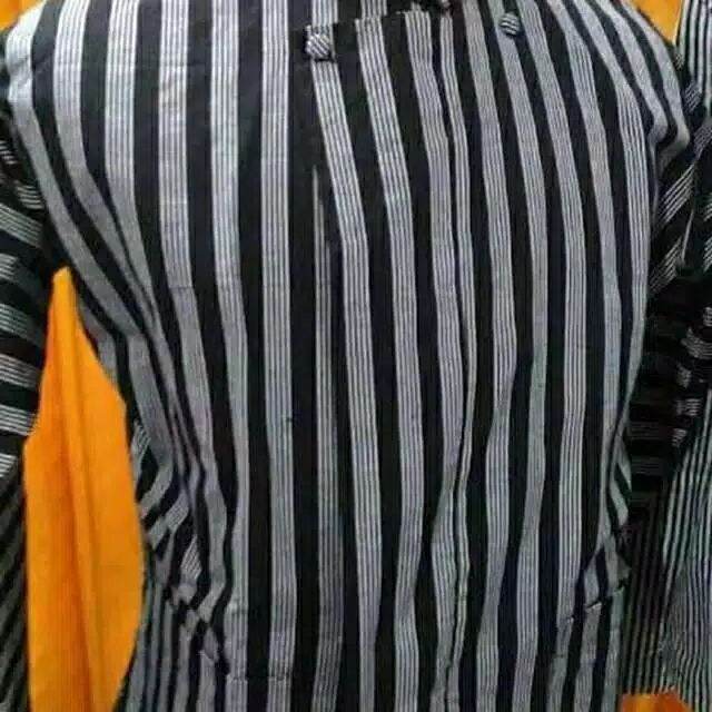 BAJU LURIK JAWA / BAJU SURJAN / BAJU SURJAN KHAS JAWA DEWASA / PAKAIAN ADAT JAWA WARNA HITAM ...