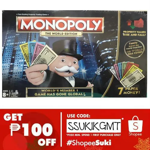 flash sales MONOPOLY THE WORLD EDITION | Lazada PH