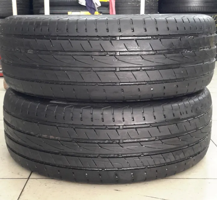 USED TYRE SECONDHAND TAYAR CONTINENTAL 225/55R18 70% BUNGA PER 1 PC ...