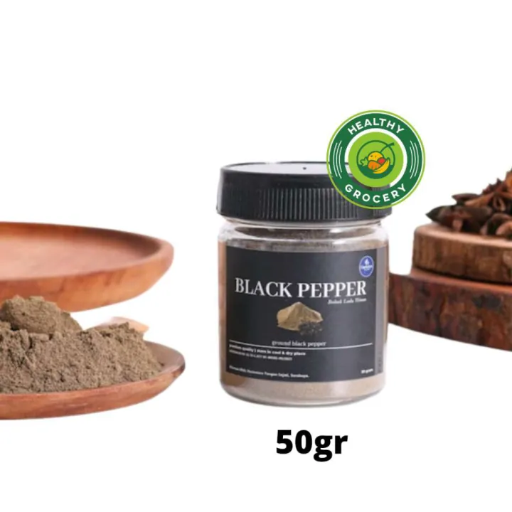Garlickys Black Pepper Ground 50gr / Lada Hitam Bubuk | Lazada Indonesia