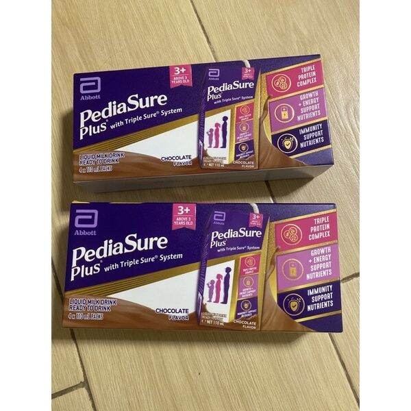 Pediasure Plus Ready to Drink Choco 110ML x 4 For Kids Above 3 Years ...