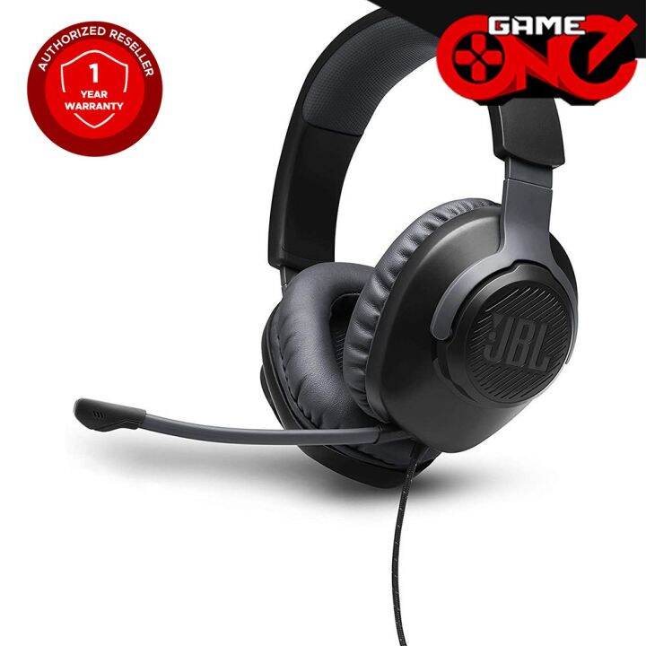 JBL Quantum 100 Wired Over-Ear Gaming Headset-Black | Lazada PH