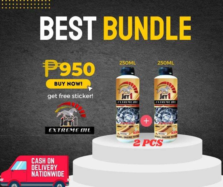 Jet 1 Extreme Oil Engine Protector (250ml BUNDLE) | Lazada PH