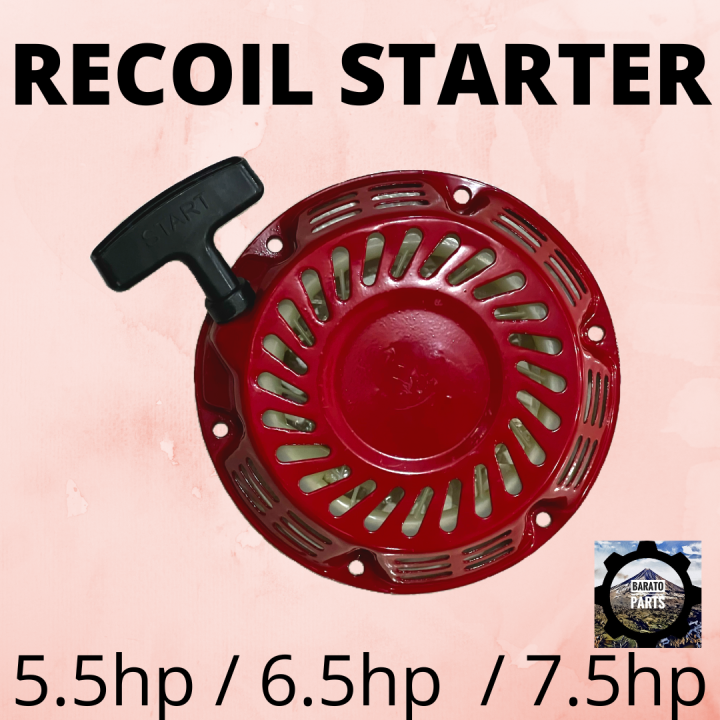 Recoil Starter Assembly for 5.5hp / 6.5hp / 7.5hp / GX120 / GX140 / GX160 / GX200 / 168F / 170F ...