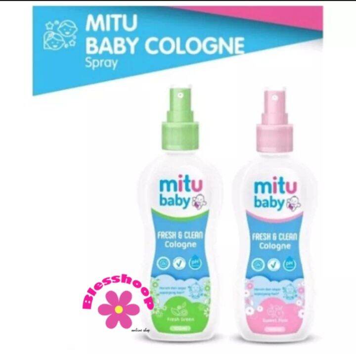 MITU Baby Cologne 100 ML [ Parfum Bayi ] Spray Botol 100 ml - Blesshoop ...