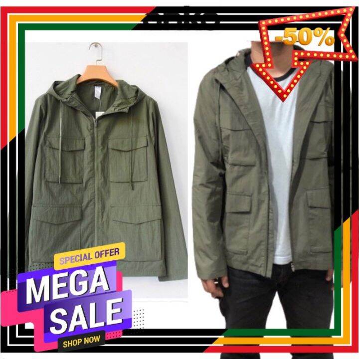 กางเกงบ๊อกเซอร์ เสื้อฮู้ดทหาร เสื้อทหาร JACKET หมวกฮู้ด เขียวทหาร ...