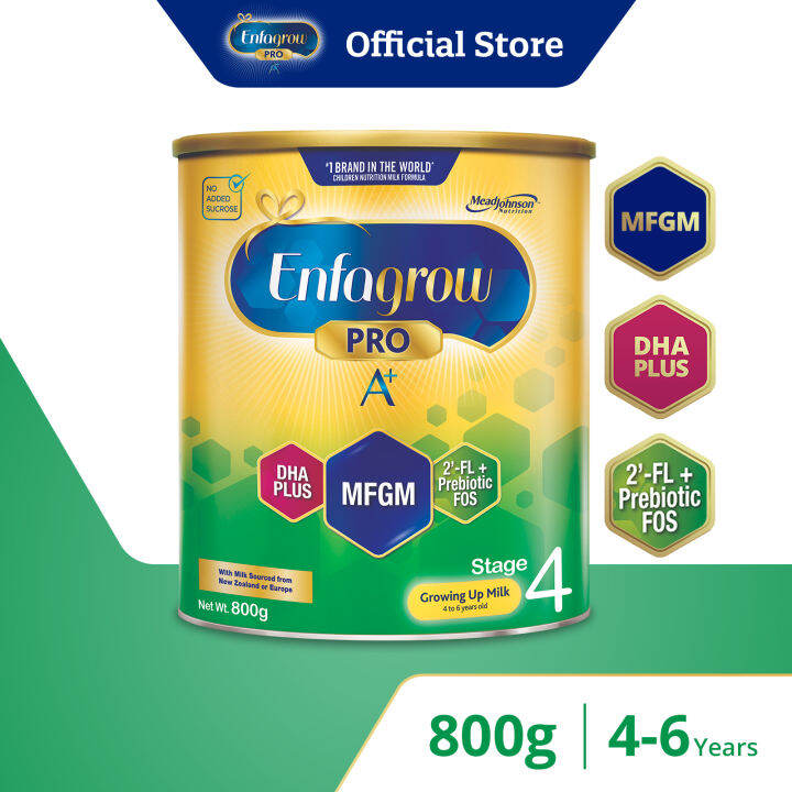 Enfagrow Pro A+ Stage 4 Milk Powder Formula for Children DHA+ (4-6Y ...