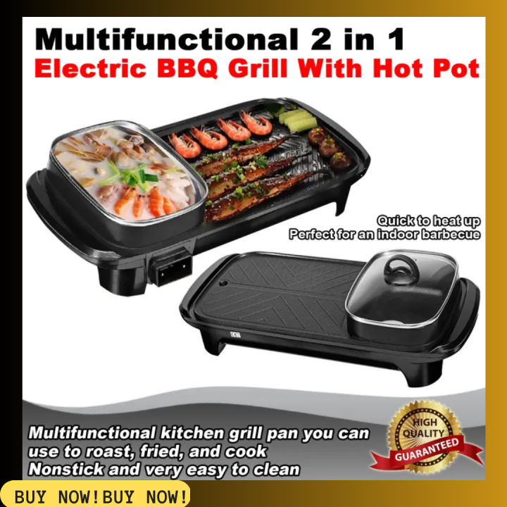**Samgy Grill with Hot Pot, Electric Grill, 2 in 1 Electric Grill ...