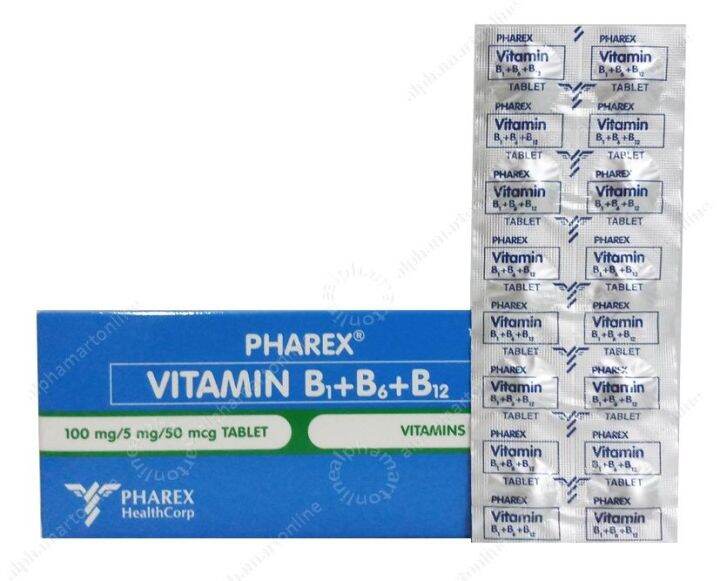 Pharex Vitamin B-Complex (10 tablets) | Lazada PH