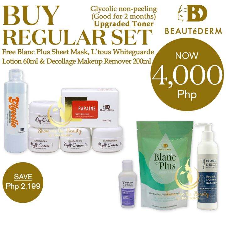 Beautederm Regular Set Upgraded Toner PROMO FREE DECOLLAGE 200ML ...