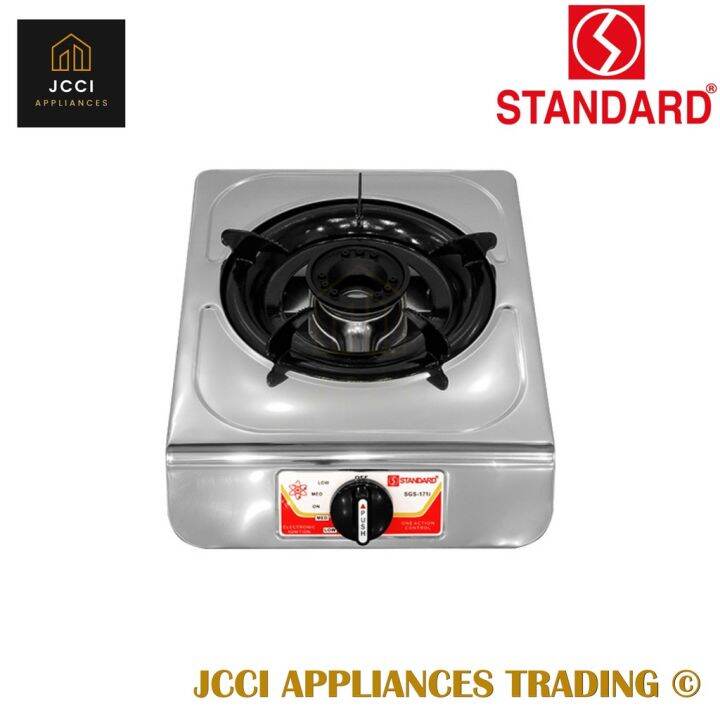 Standard Gas Stove Single Burner -Stainless Steel - Slim Type (SGS-171i ...