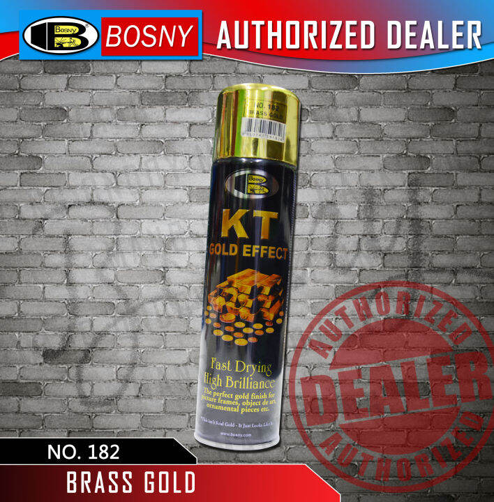 KT Gold Effect Spray Paint No. 182 Brass Gold | Lazada PH