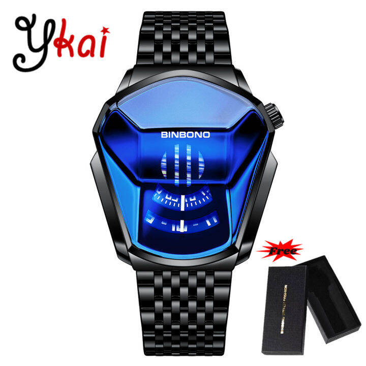 Ykai นาฬิกาผู้ชายแบรนด์หรูชั้นนำ,นาฬิกาควอตซ์อัตโนมัติธุรกิจสเตนเลสสตีล ...