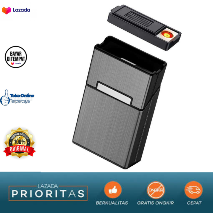 [BISA COD] Alat Kerajinan Umum / kotak roko mewah 20 batang/wadah roko ...