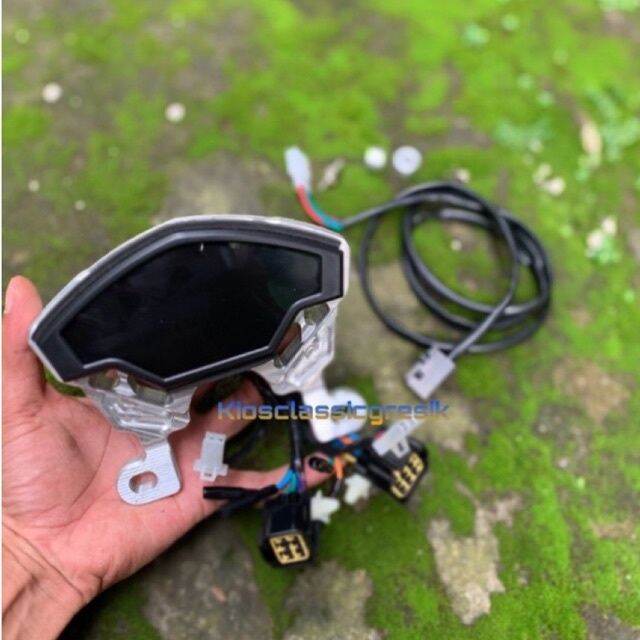 spedometer gpx full digital set brecket dudukan spedo pnp ninja ...