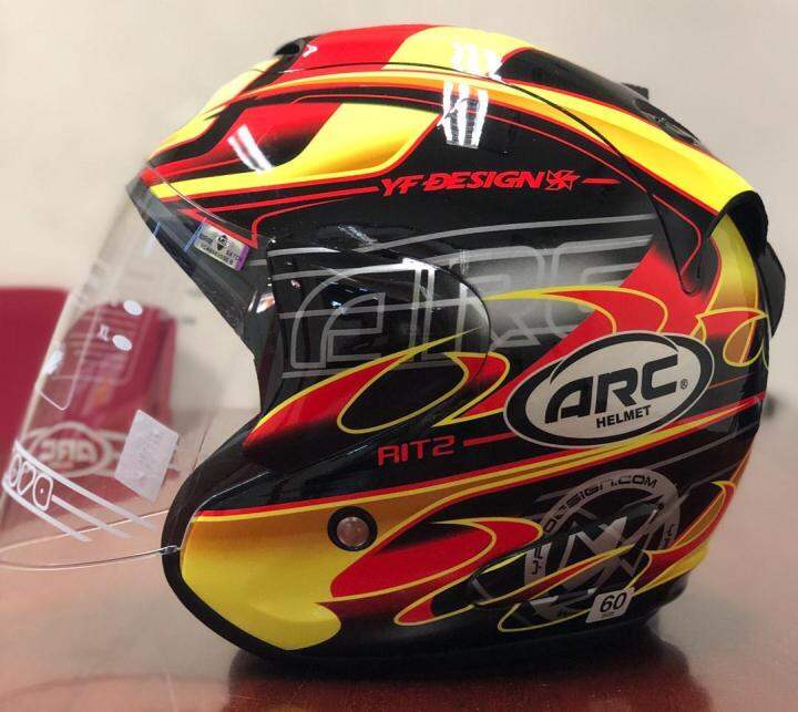 ARC Ritz YF1 Helmet-Yellow | Lazada