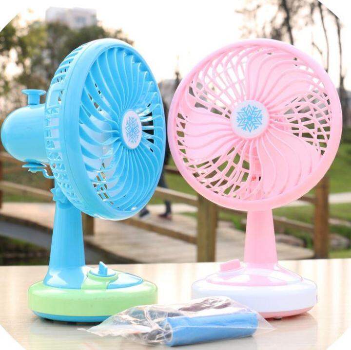 USB FAN Mini Fan Angle Adjustment USB/Battery -Oscillating Fan Portable ...