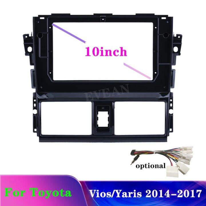 Car Stereo Trim Ring Universal Double Din Car Stereo Frame - 7 Inch ...