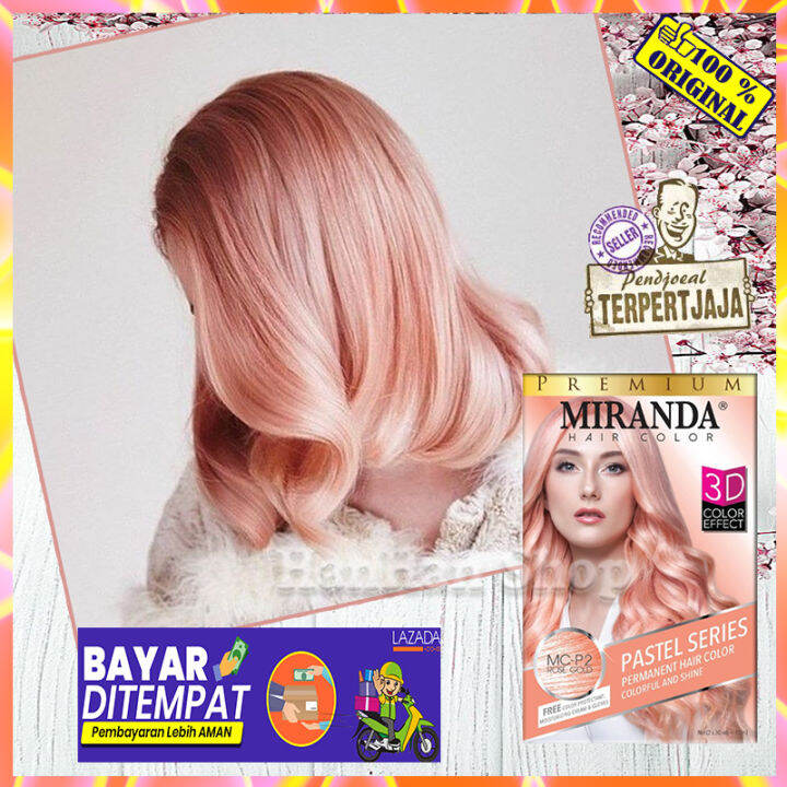 Pewarna Rambut Permanent Cat Rambut Miranda Pastel Series Pewarna ...