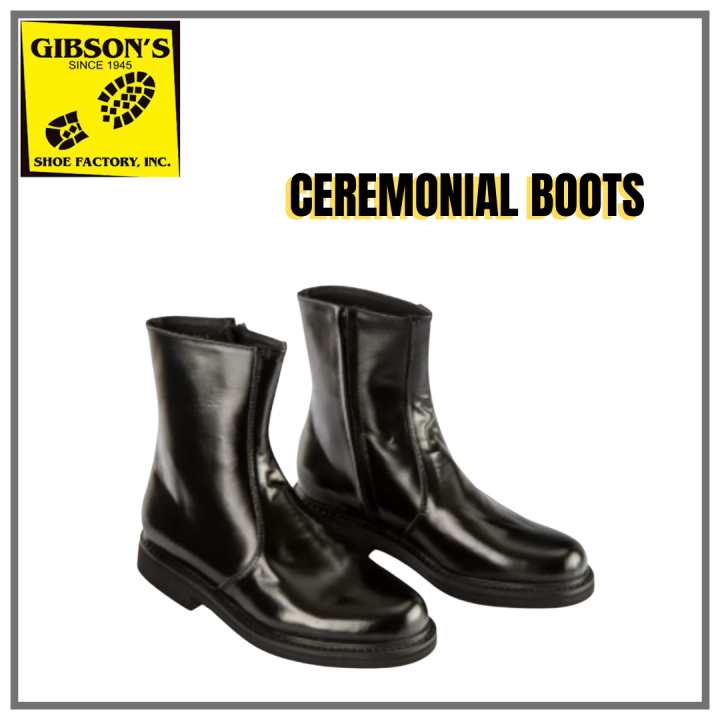 GIBSON 'S CEREMONIAL BOOTS - PU (Polyurethane) Sole | Lazada PH