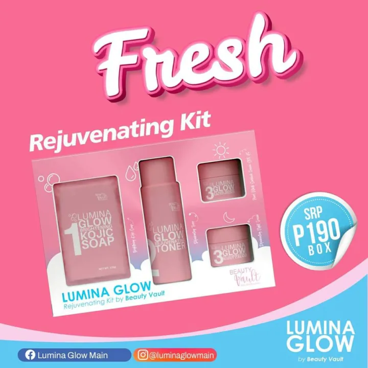 AUTHENTIC / LUMINA GLOW REJUVENATING SET / Lumina Glow by Beauty Vault ...