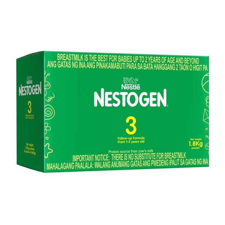 NESTOGEN 3 Infant Formula For Children 1-3 Years Old 2kg (choose ...