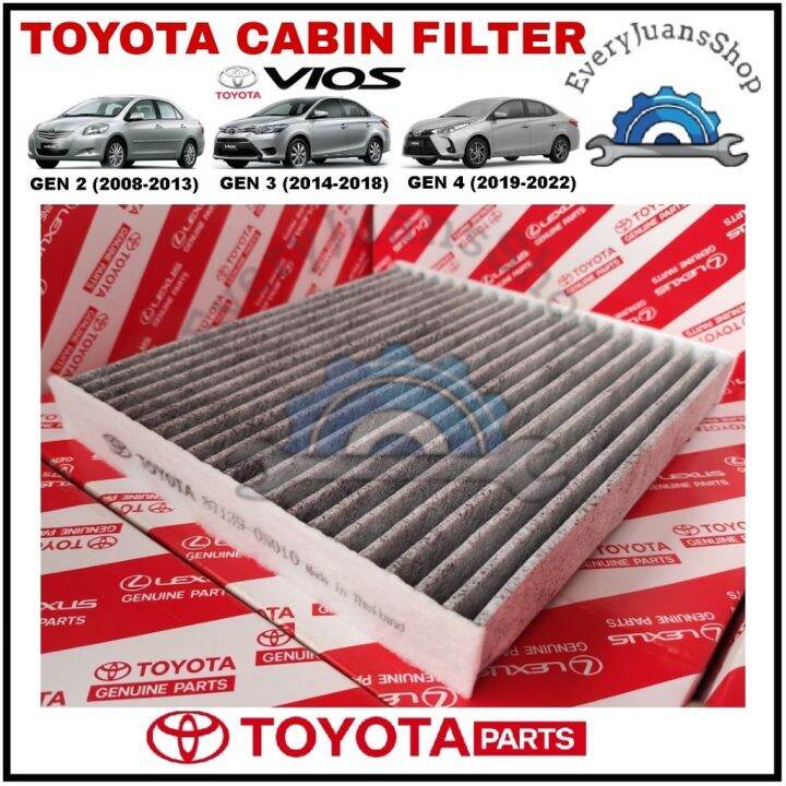 Vios Cabin Filter - Gen 2 3 4 ( 2008 2022 ) Toyota Aircon | Lazada PH