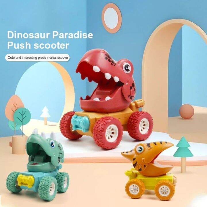 Mobil Dino Car Scooter Jeep Monster Truck Bump And Go Dinosaurus ...