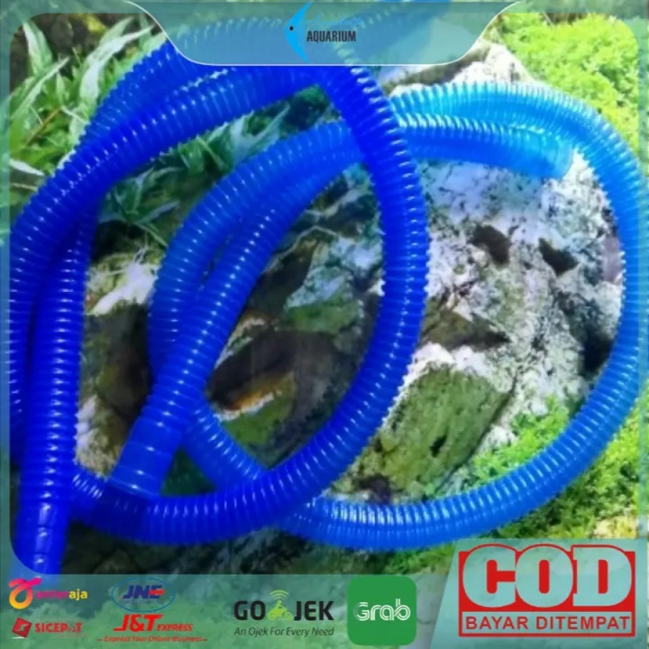 Selang Biru Spiral Selang Pipa Pompa Aquarium Aquascape Selang Spiral ...