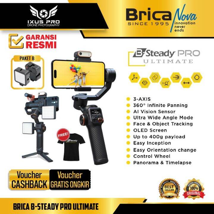 Brica B-Steady PRO ULTIMATE 3 Axis Gimbal / Bsteady Pro Ultimate ...