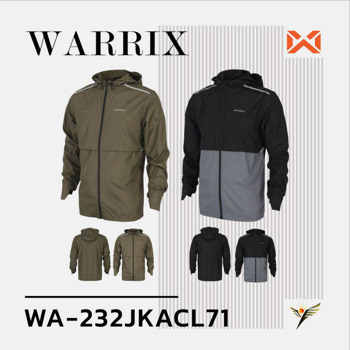 WARRIX เสื้อกันฝน LLUVIA RAIN JACKET รหัส WA-232JKACL71 เสื้อกันฝนรุ่น ...