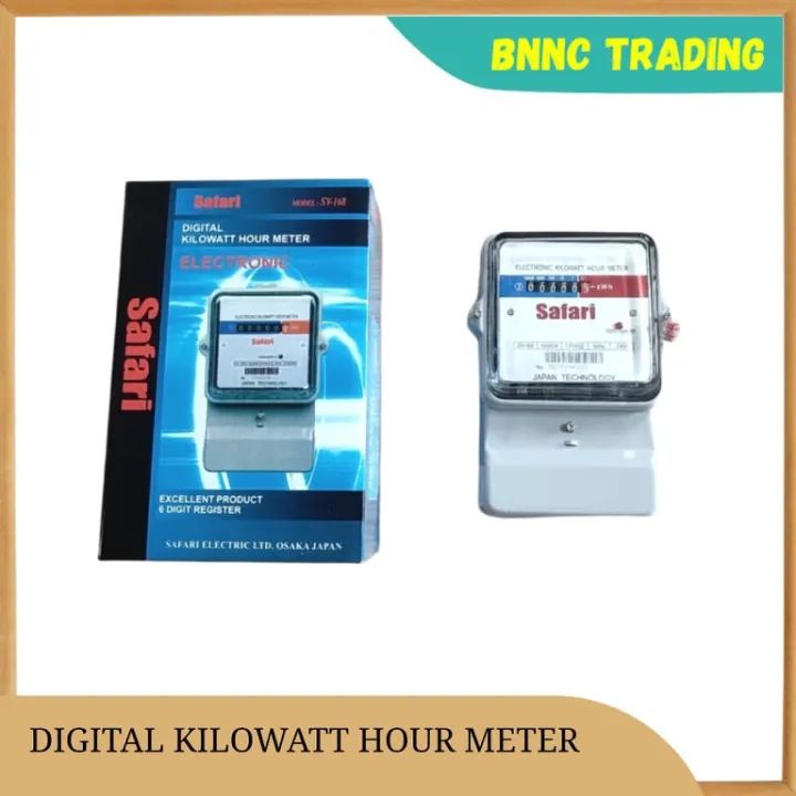 SAFARI DIGITAL KILOWATT HOUR METER SUBMETER | Lazada PH