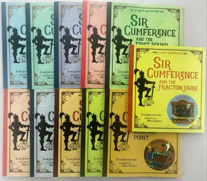 Sir Cumference Math Adventure series 11 Books set English math book for ...