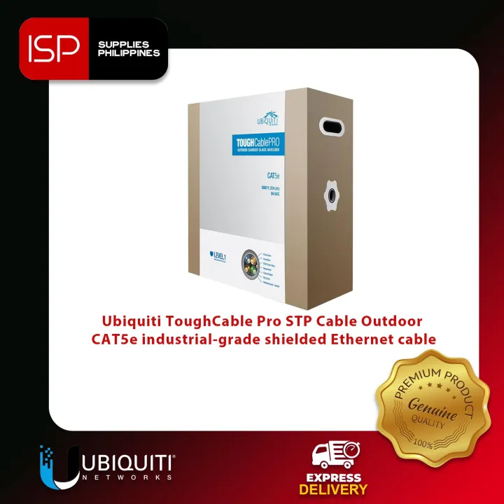 Ubiquiti ToughCable Pro STP Cable Outdoor CAT5e industrial-grade ...